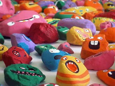 Dad And Kids Spend A Year Painting 1,000 Rocks For Best Game Of ‘I Spy ...
