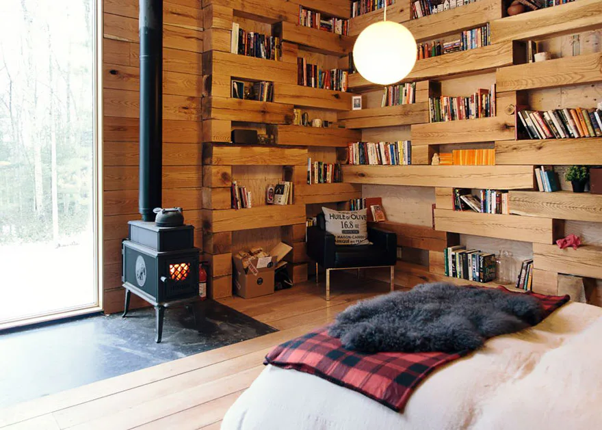 This Secluded Library In The Woods Is A Parent’s Dream