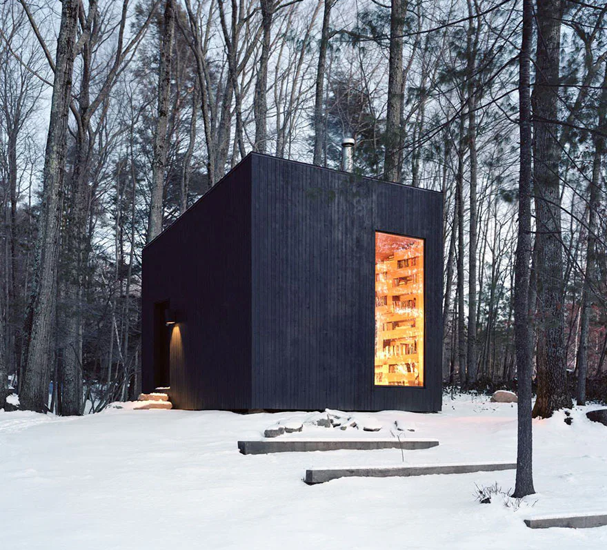 This Secluded Library In The Woods Is A Parent’s Dream