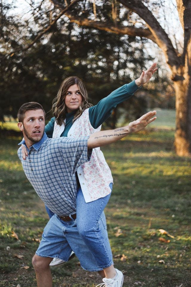 This Couple’s ‘Awkward’ Engagement Photos Are Everything
