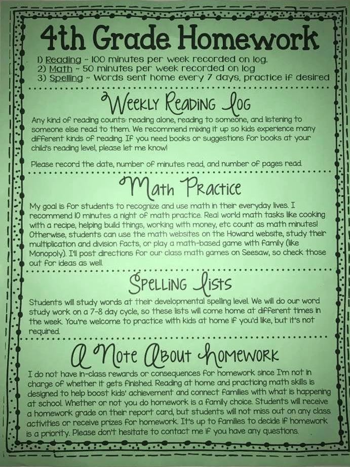 This Teacher’s Optional, Flexible Homework Policy Is EVERYTHING