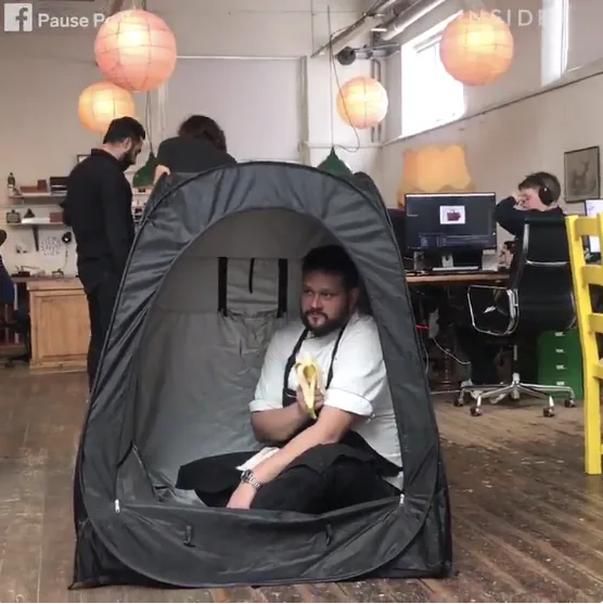 This Company’s ‘Pause Pod’ Is Pretty Much A Tent And Twitter Can’t Stop ...