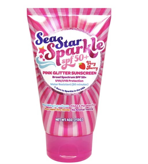 Be Extra AF This Summer With Glittery Sunscreen