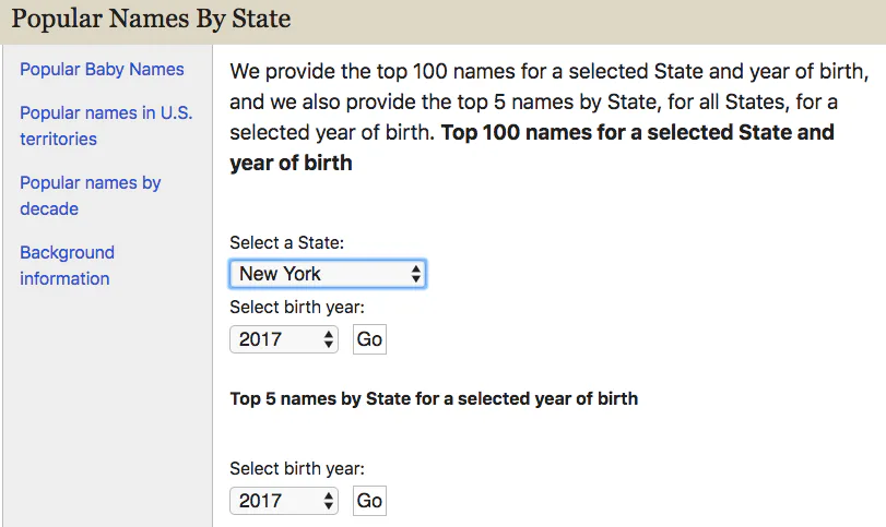 This Tool Lets You Browse The Most Popular Baby Names In Each State