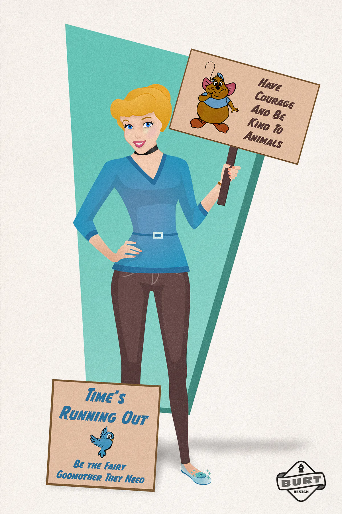 Artist Reimagines Disney Princesses As Career Women