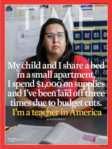 New Time Magazine Covers Show What It’s Like To Be A Teacher In America