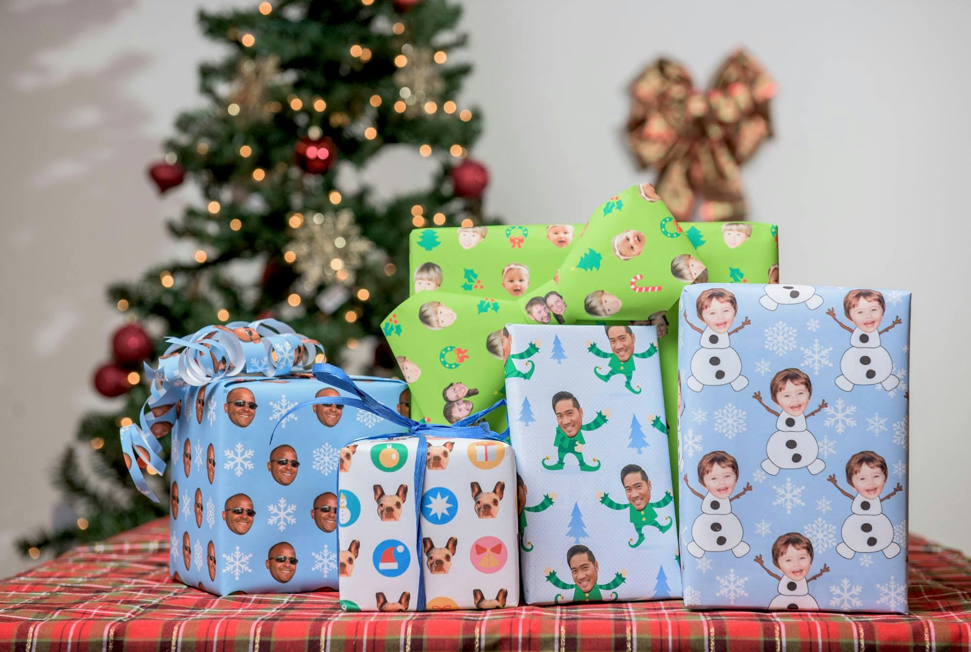 Be Extra AF This Holiday Season With Gift Wrap Covered In Your Own Face