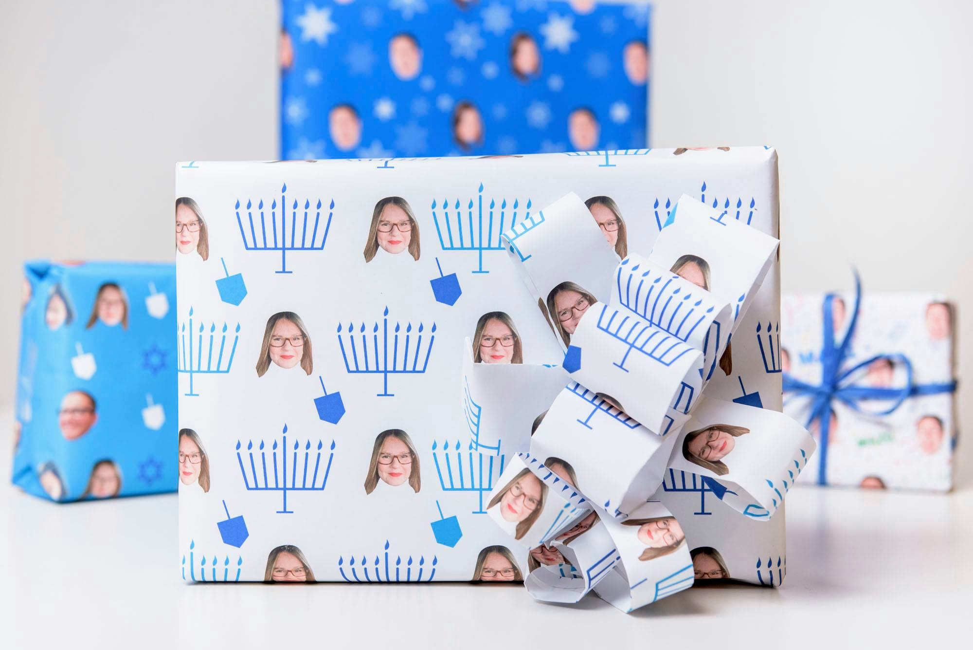 Be Extra AF This Holiday Season With Gift Wrap Covered In Your Own Face