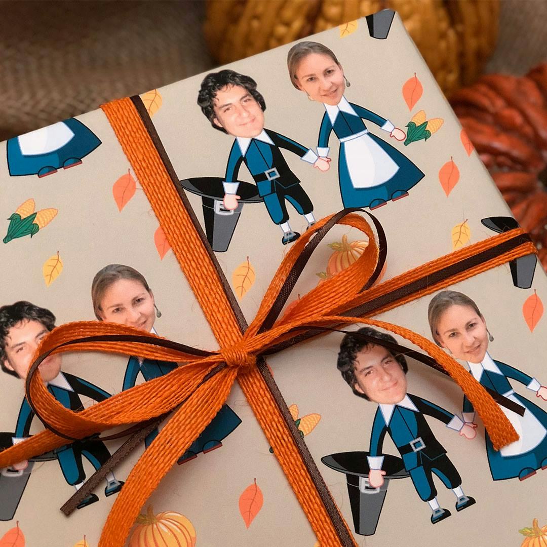 Be Extra AF This Holiday Season With Gift Wrap Covered In Your Own Face