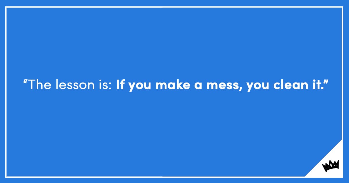 We Can Start Teaching Kids To Clean Up Their Own Messes When They’re Babies