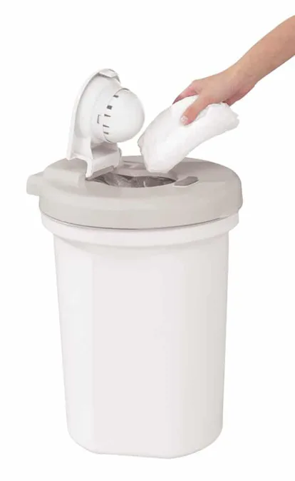 6 Sleek Diaper Pails That Are Game-Changers For Parents With New Babies
