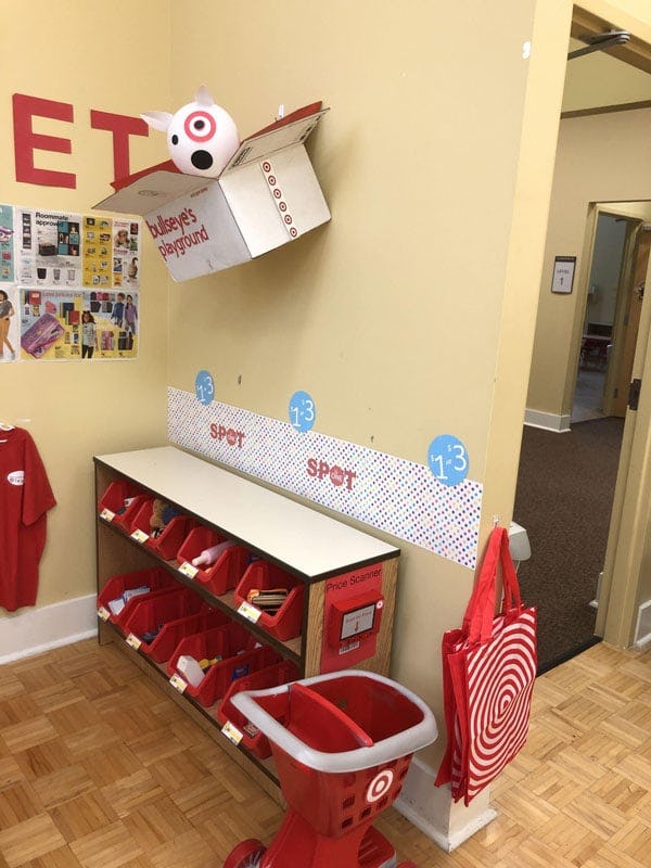 Teacher Creates Adorable Target-Themed Play Space For Her Classroom