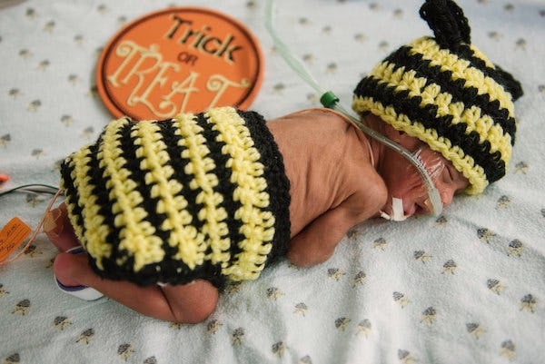 These NICU Babies In Handmade Costumes Are Here To Make Your Halloween