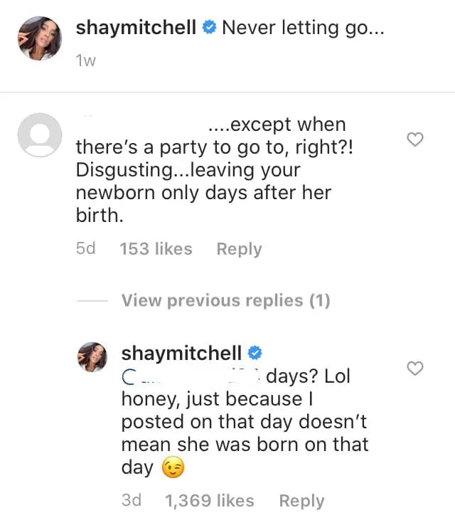 Shay Mitchell Hits Back At Mommy Shamers Who Criticized Her For Partying