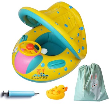 10 Best Infant Pool Floats With Built-In Sun Canopy For Chillin’ By The ...