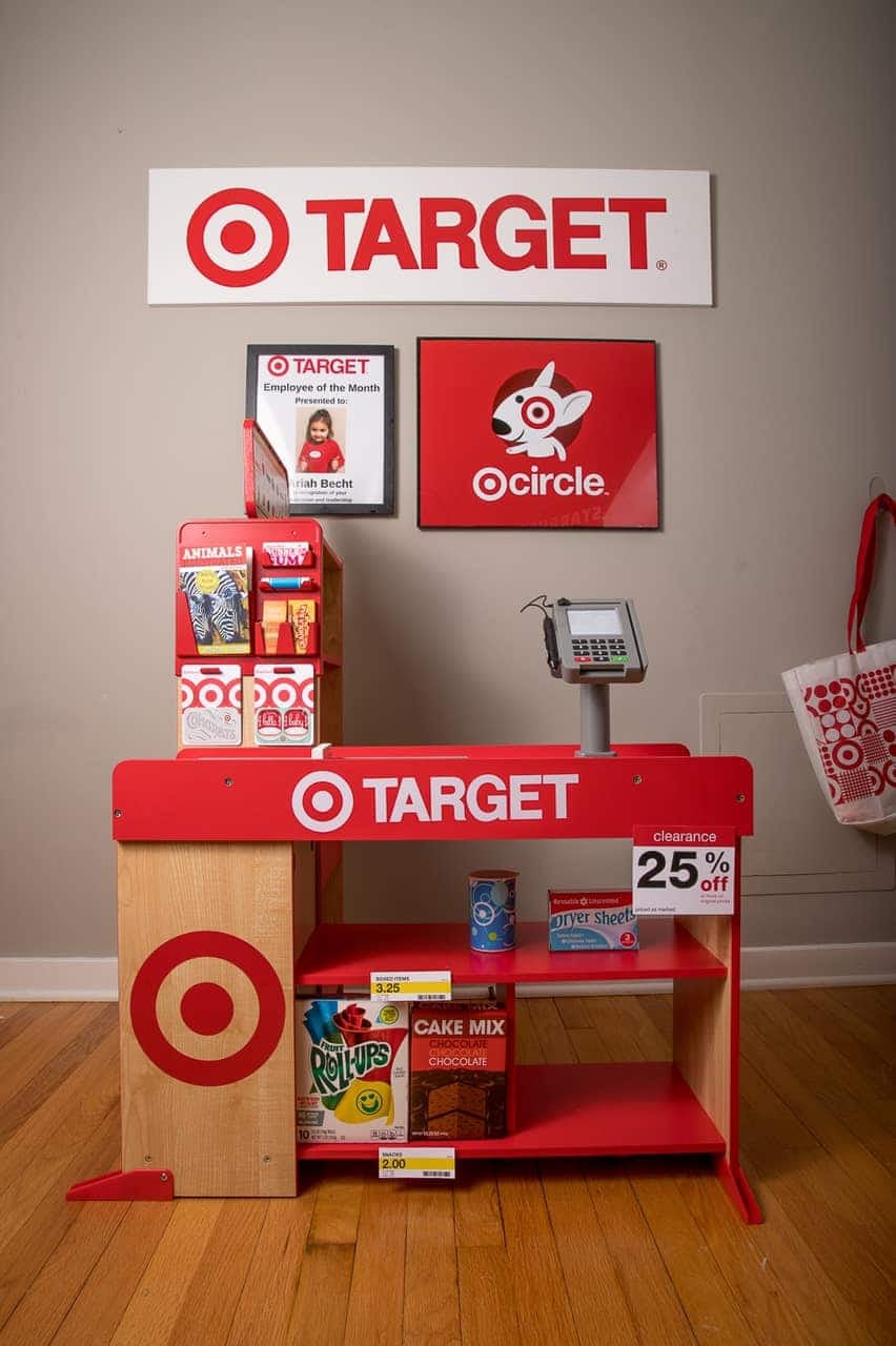 Mom Builds Mini Target and Starbucks In Her Daughter’s Playroom