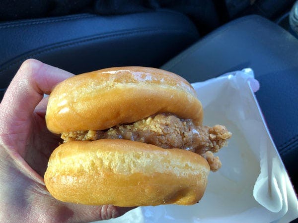 I Tried The New Donut Fried Chicken Sandwich From KFC And I’m Not Sorry