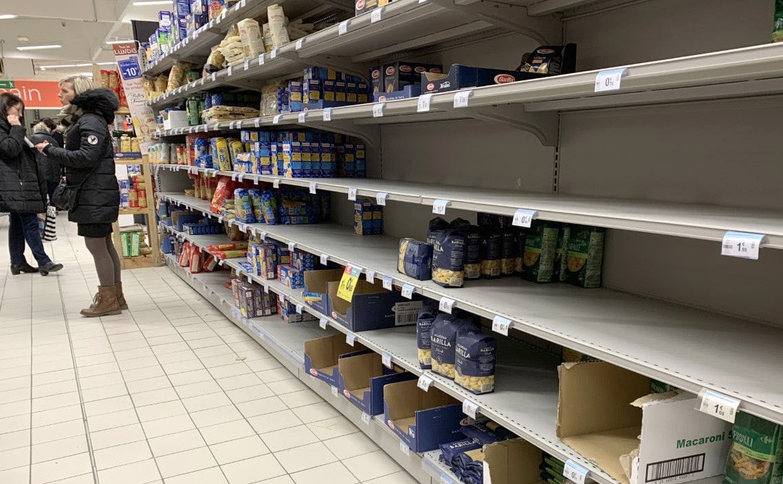 People Are Sharing Pictures of Empty Store Shelves Amid Coronavirus ...