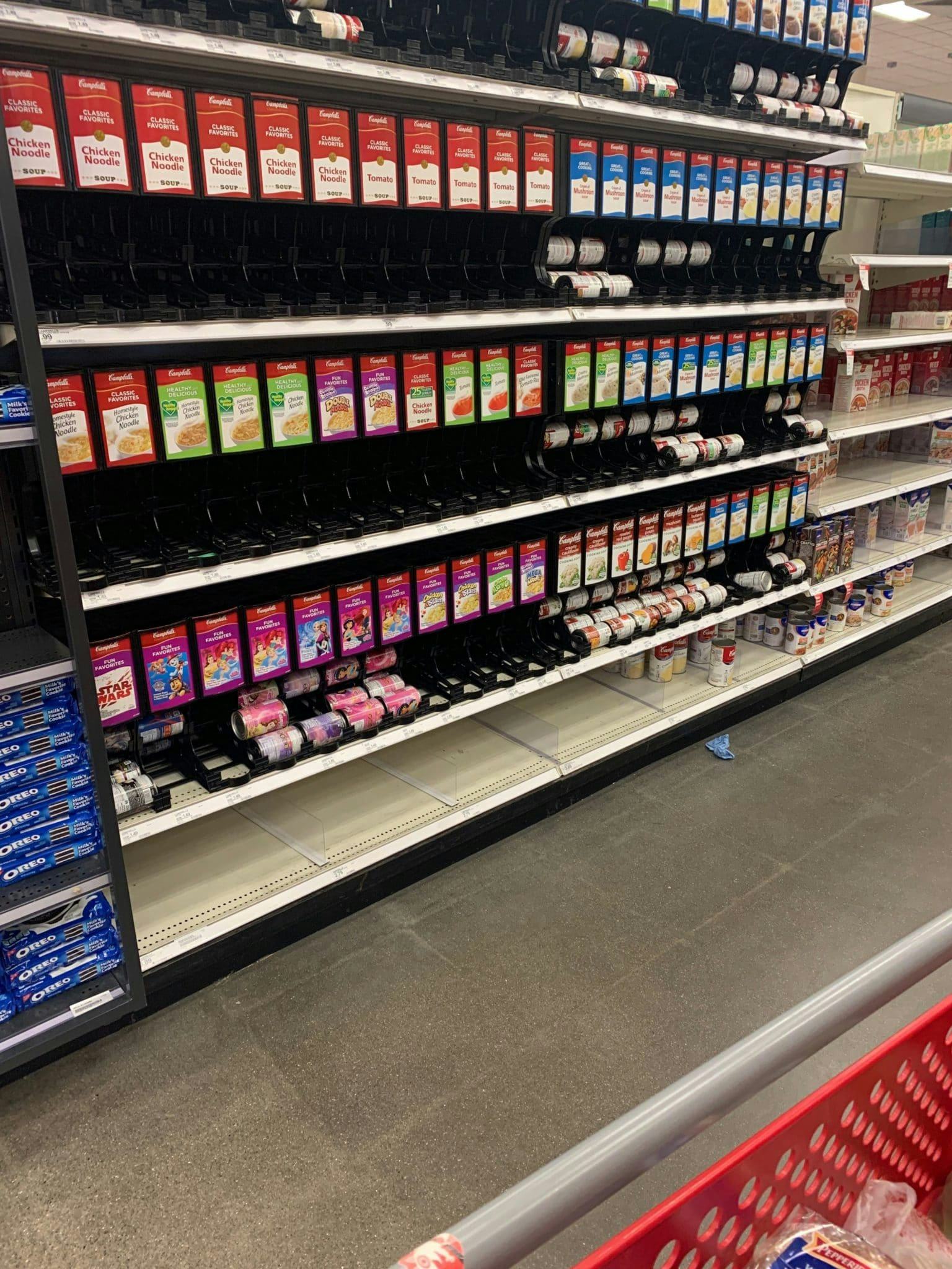 People Are Sharing Pictures of Empty Store Shelves Amid Coronavirus ...