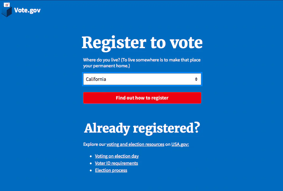 Here’s How To Register To Vote And Request An Absentee Ballot