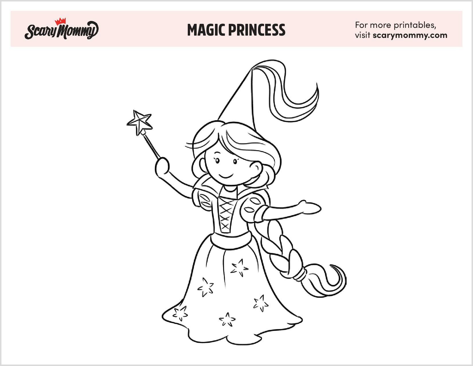 10 Royally Cute Princess Coloring Pages To Help Mama Get Some Peace & Quiet