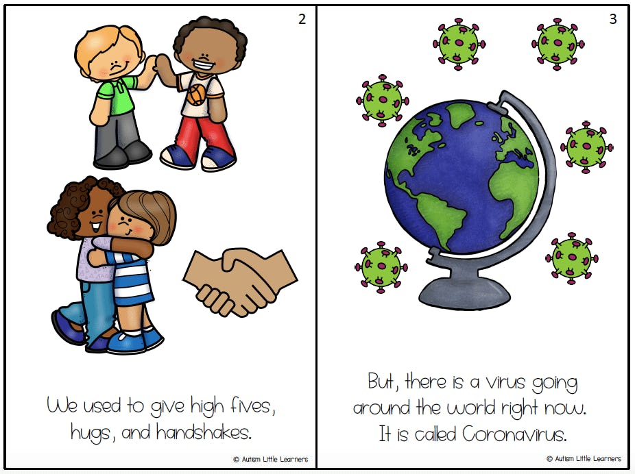 Speech Pathologist Creates Books To Help Kids With Autism Understand COVID