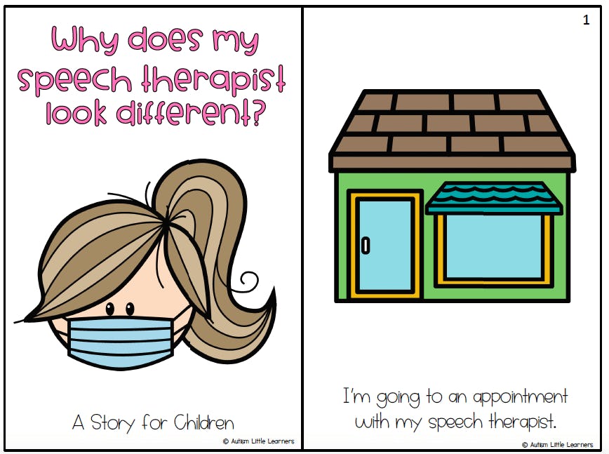 Speech Pathologist Creates Books To Help Kids With Autism Understand COVID