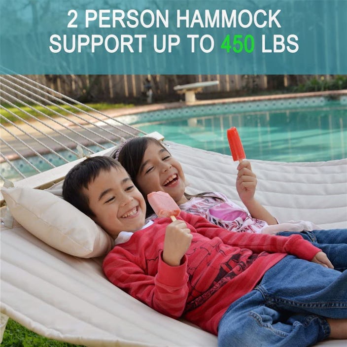 8 Best Hammocks To Turn The Backyard Into Your Fave Vacation Spot (Sort Of)