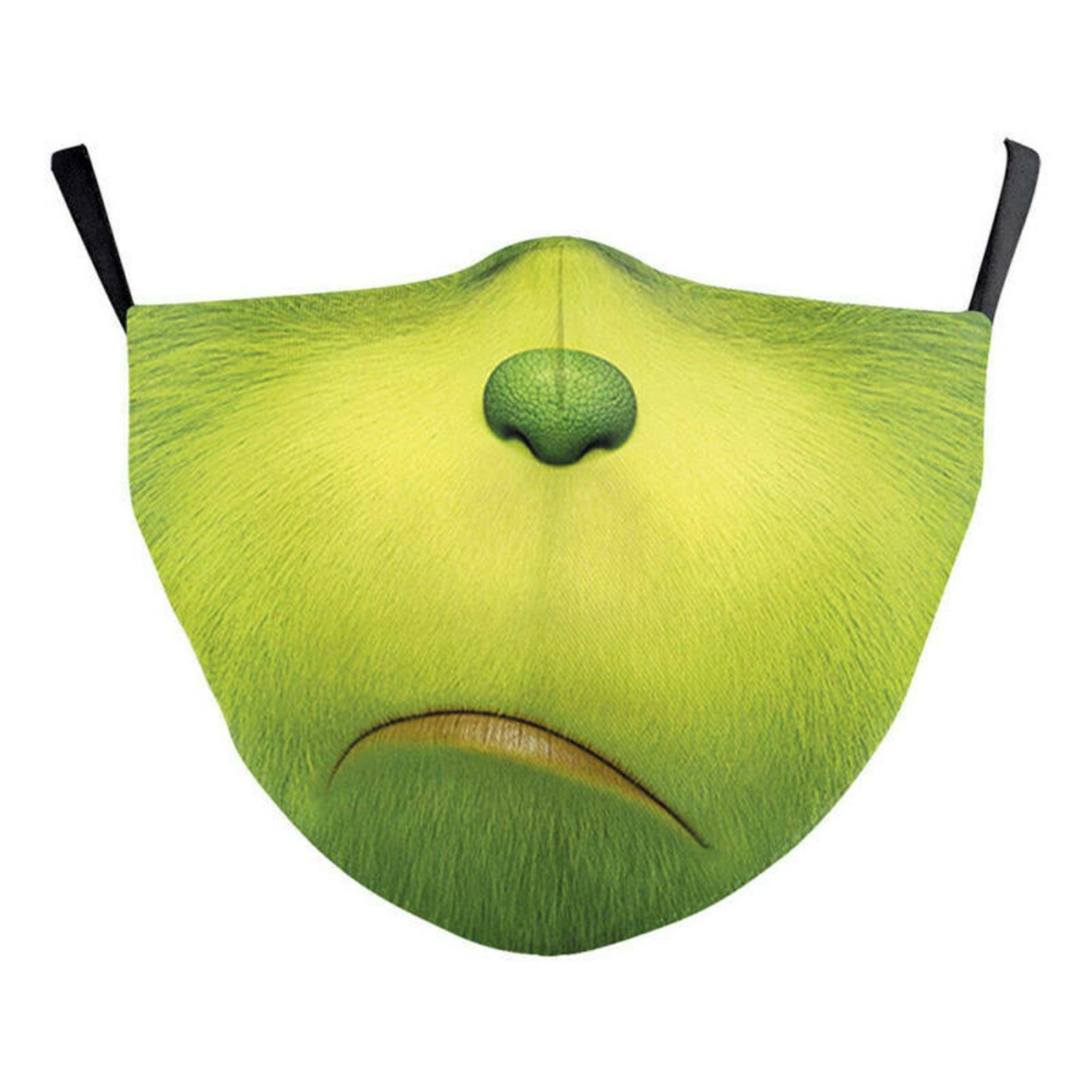 Get Excited To Wear These Snarky AF Grinch Face Masks