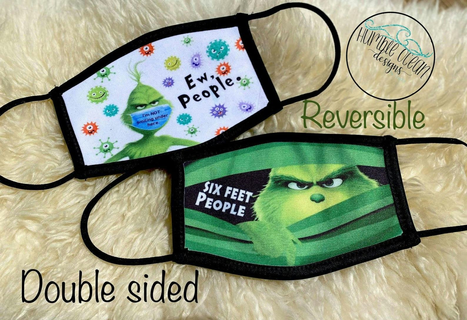 Get Excited To Wear These Snarky AF Grinch Face Masks