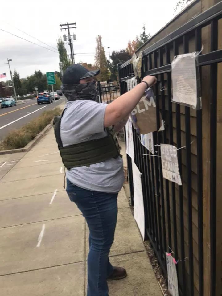 Women Show Up With Open Carry Weapons To Rip Kids’ BLM Signs Off School ...