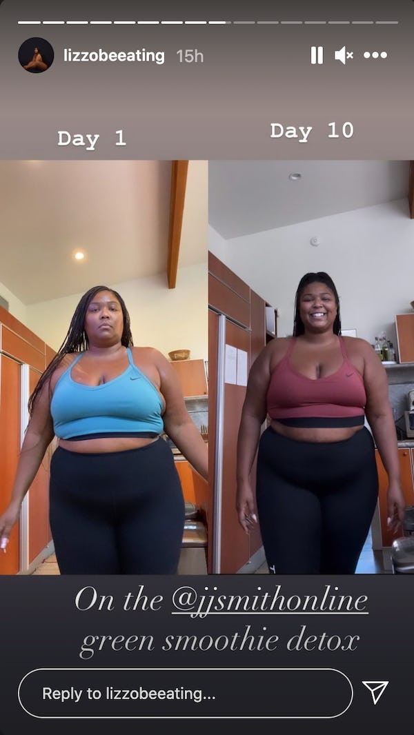 Lizzo Promotes A Detox Diet To Her Millions Of Fans And Just, NO