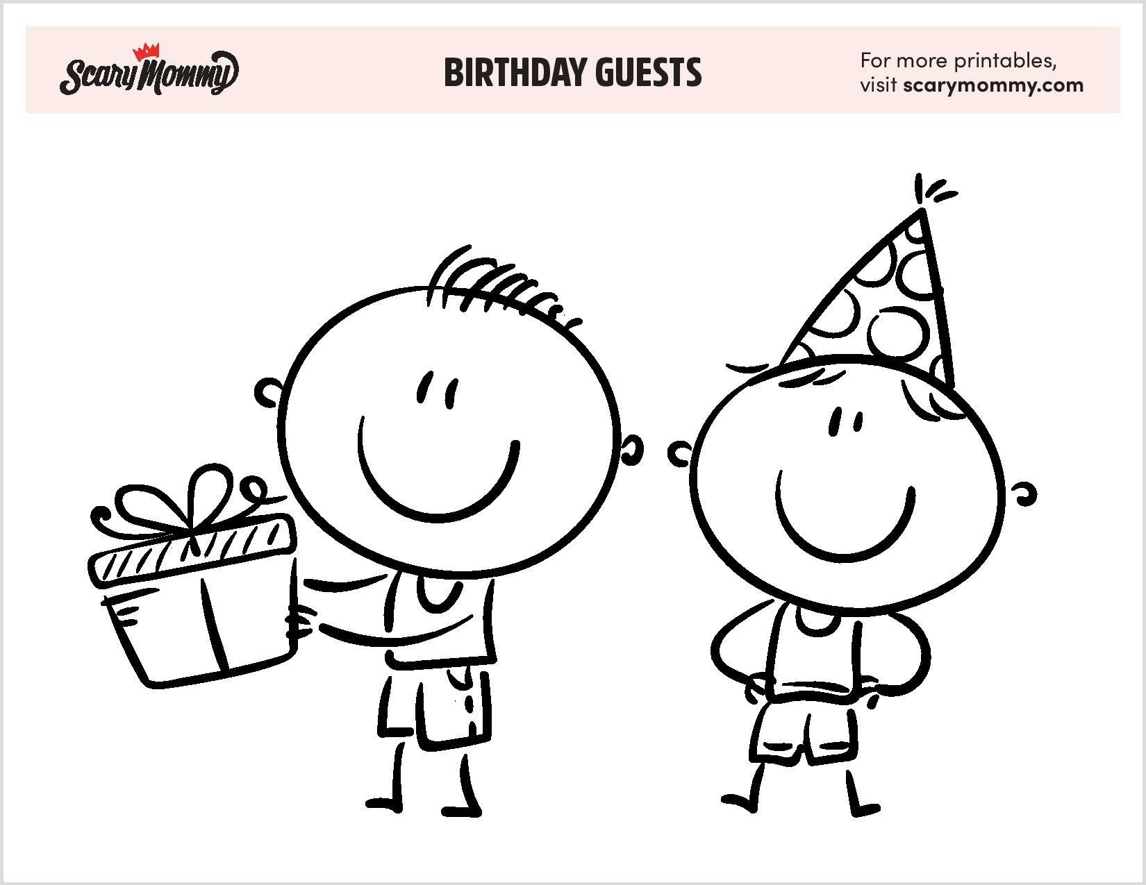 Happy Birthday! These Coloring Pages Are A Wish Come True