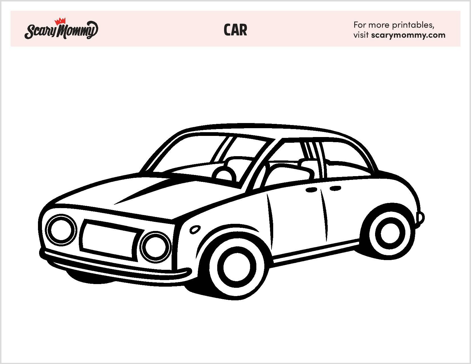 Vroom! Vroom! These Car Coloring Pages Are Perfect For Your Future Gearhead
