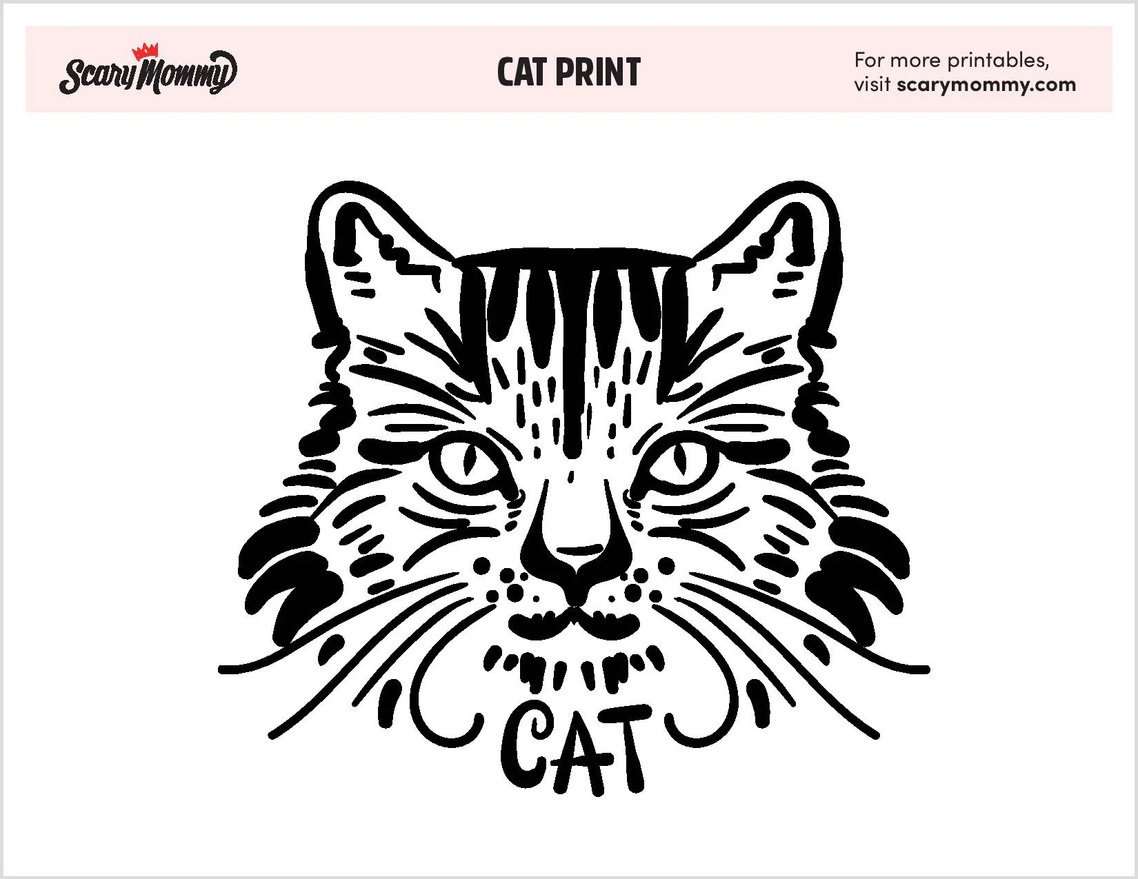 10 Purr-fectly Adorable Cat Coloring Pages To Print Right Meow