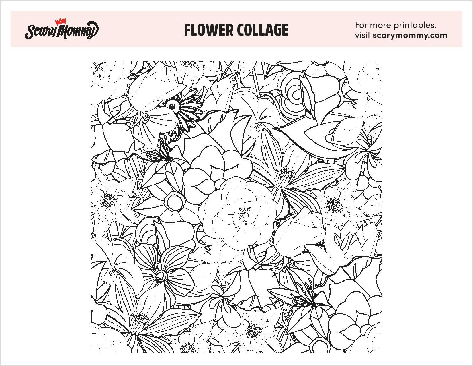 10 Flower Coloring Pages To Make Your Kiddo’s Art Skills Blossom