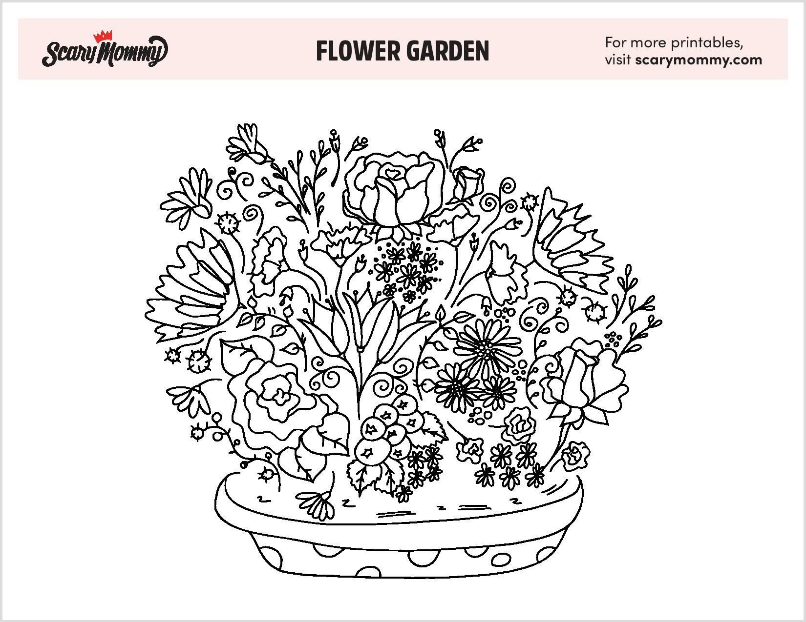 10 Flower Coloring Pages To Make Your Kiddo’s Art Skills Blossom