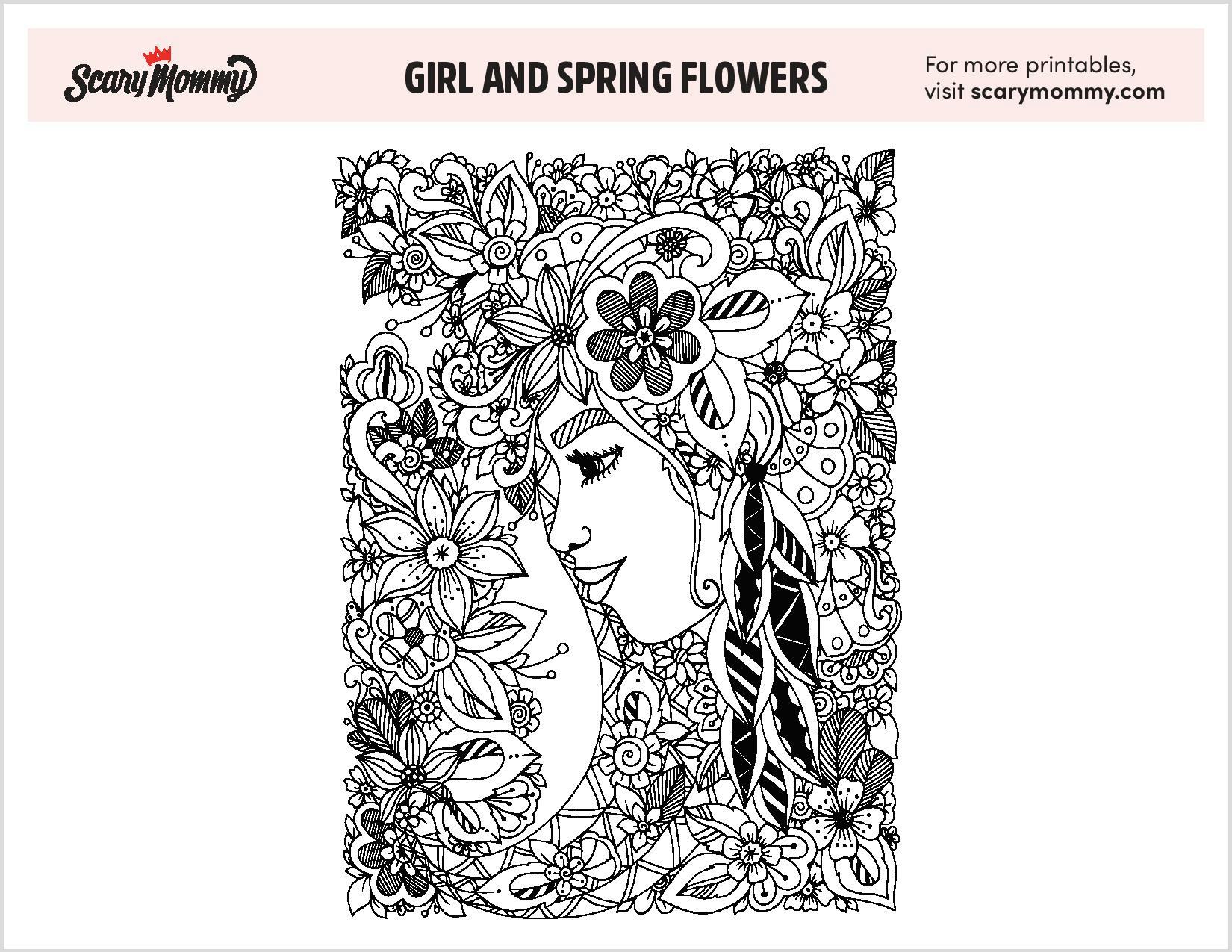 10 Spring Coloring Pages To Help Your Kiddo’s Creativity Bloom