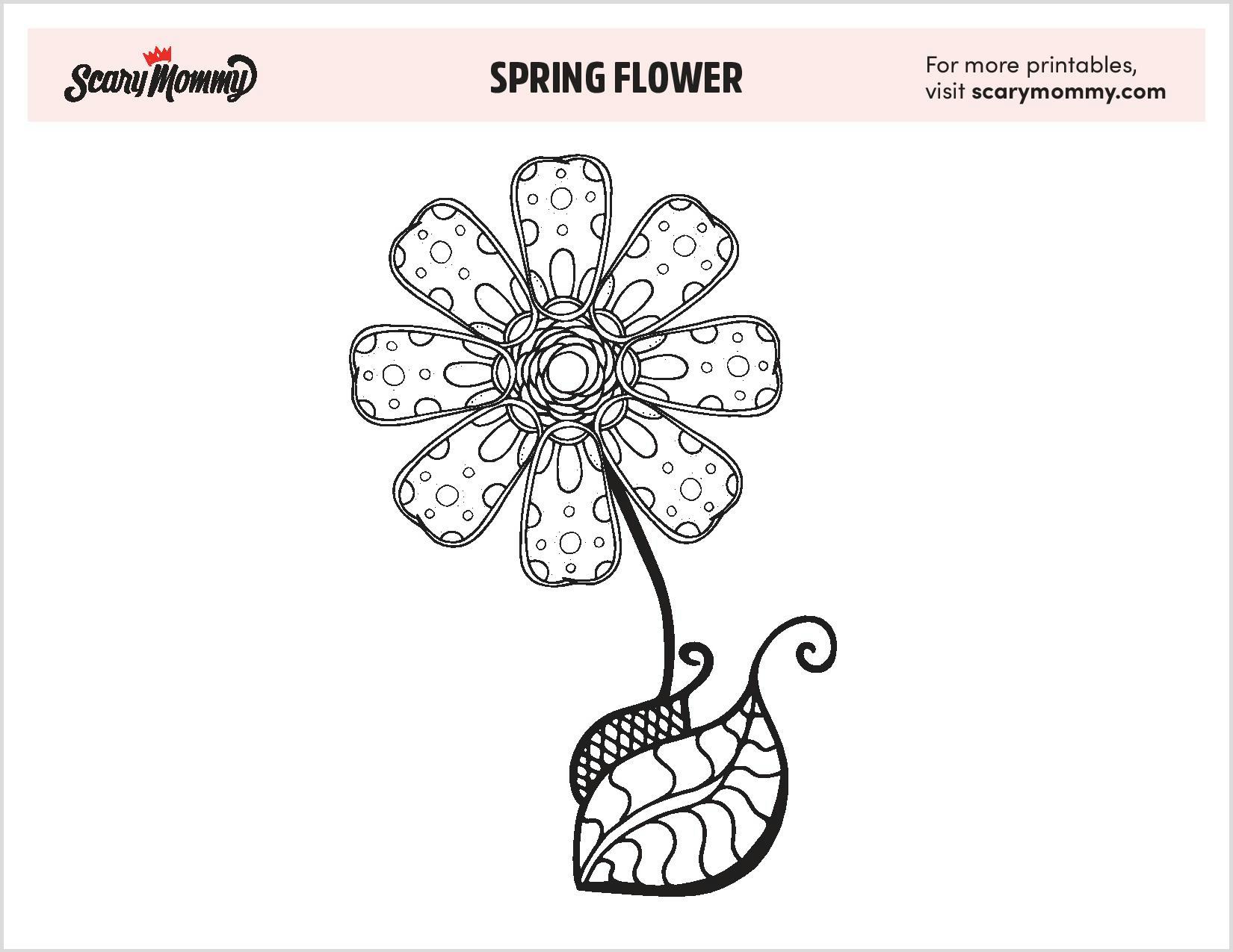 10 Flower Coloring Pages To Make Your Kiddo’s Art Skills Blossom