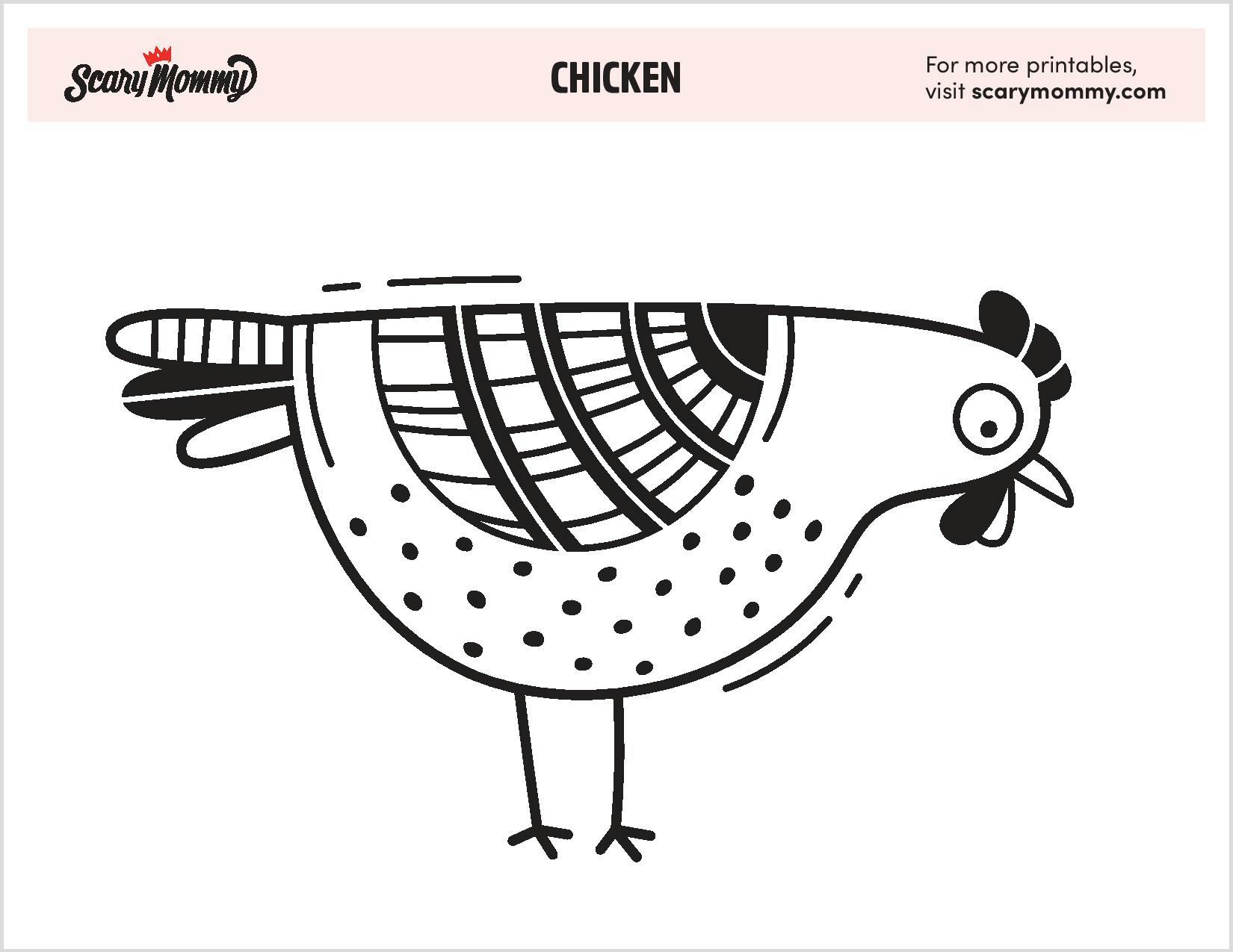 You’re In Cluck! These 11 Chicken Coloring Pages Will Keep Your Kiddo ...