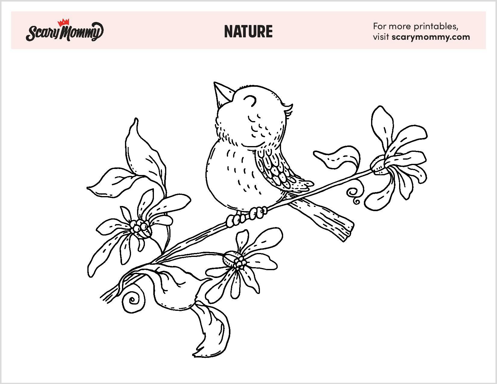 11 Free Nature Coloring Pages That’ll Make You Want To Get Outside