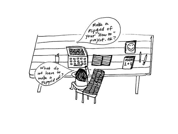 Here We Go Again: A Comic About Remote Vs. In-Person Learning