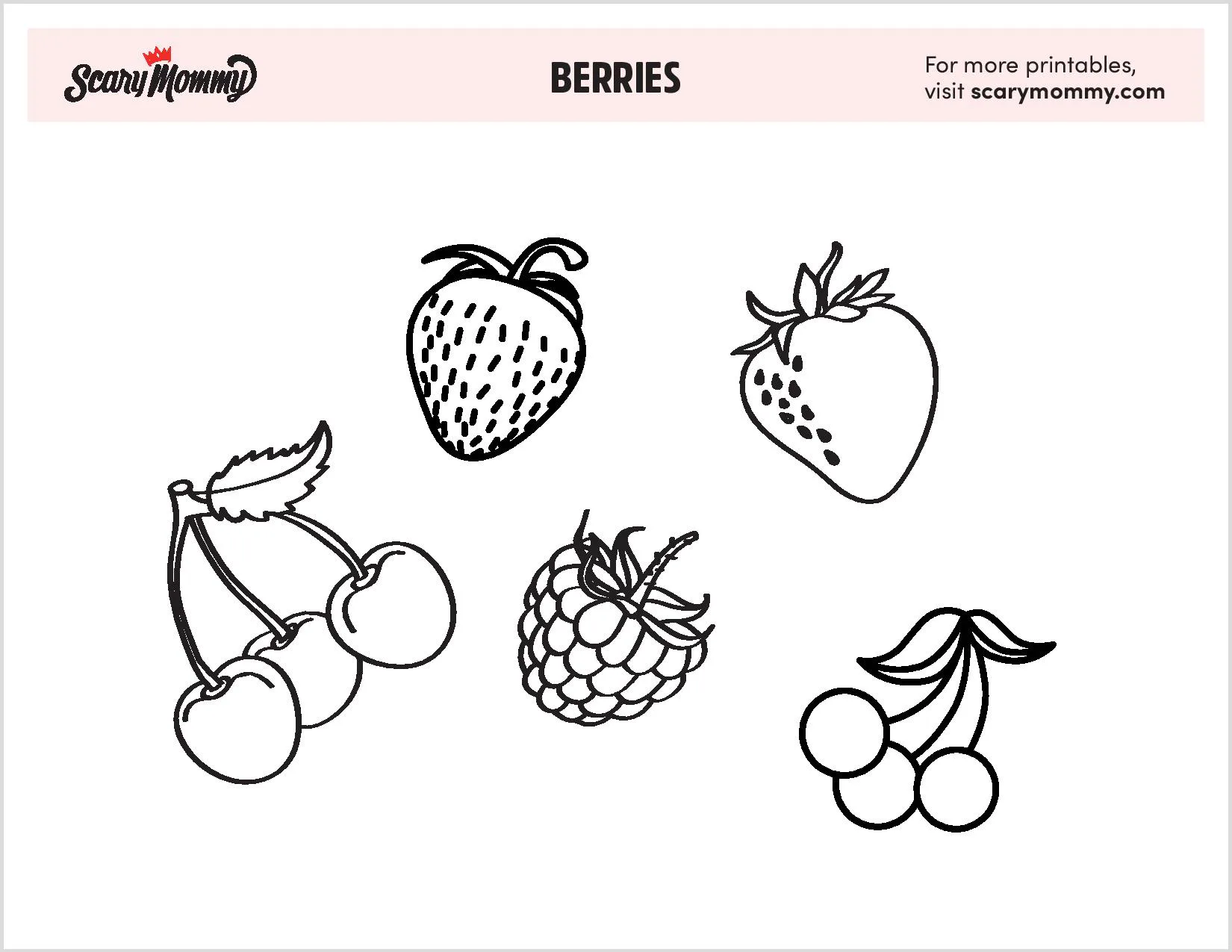 10 Fruit Coloring Pages That Are Berry Much Fun