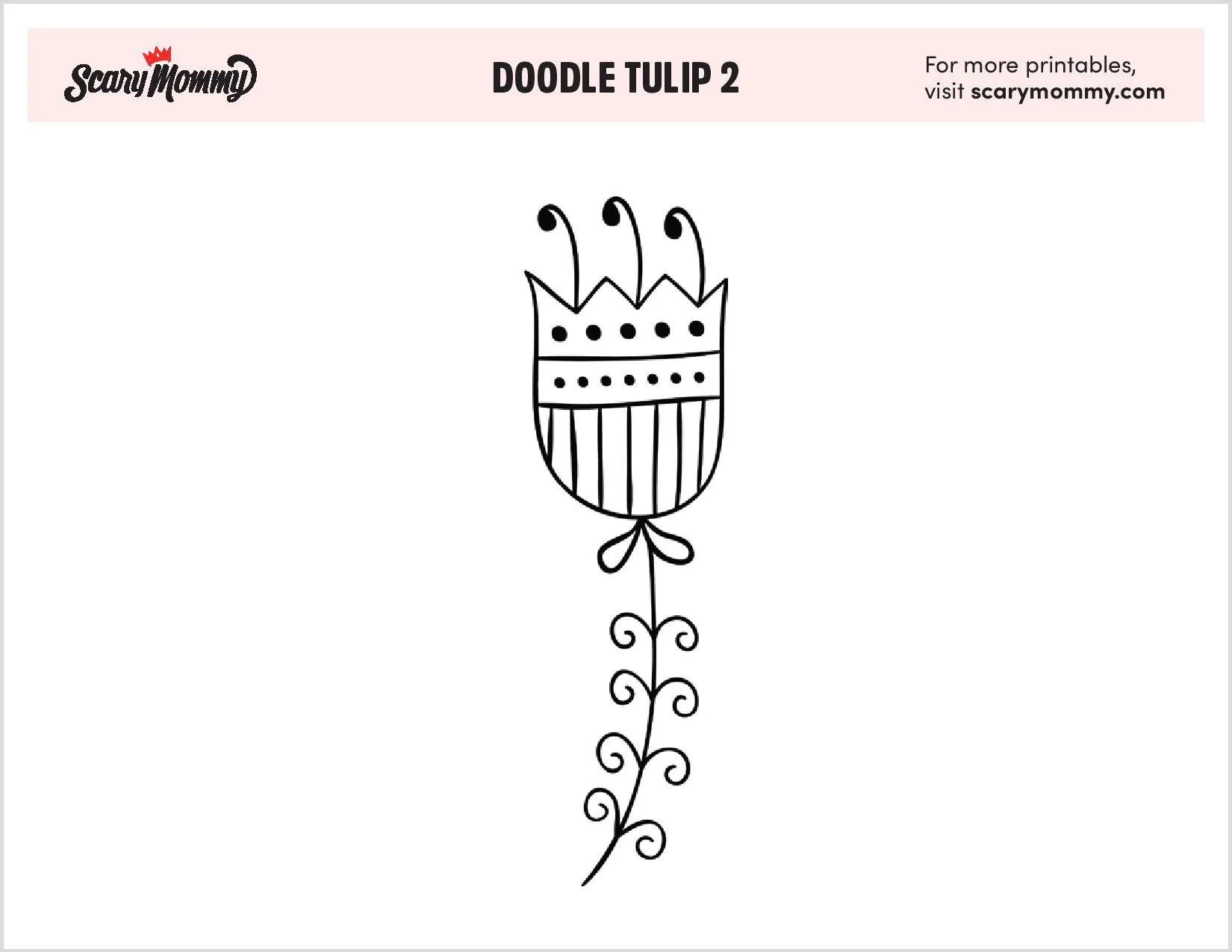 Flower Power! 10 Tulip Coloring Pages For Your Budding Artist