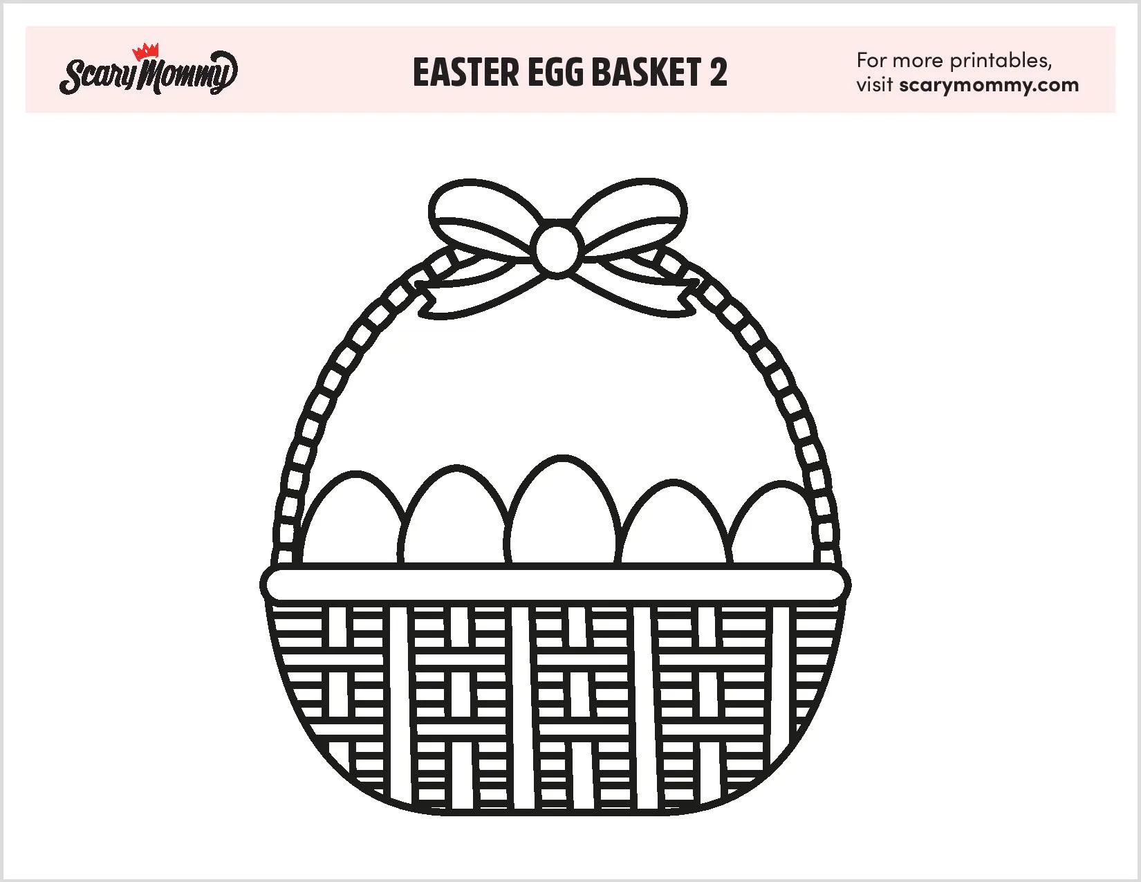 These Easter Egg Coloring Pages Will Have You On The Hunt For Spring