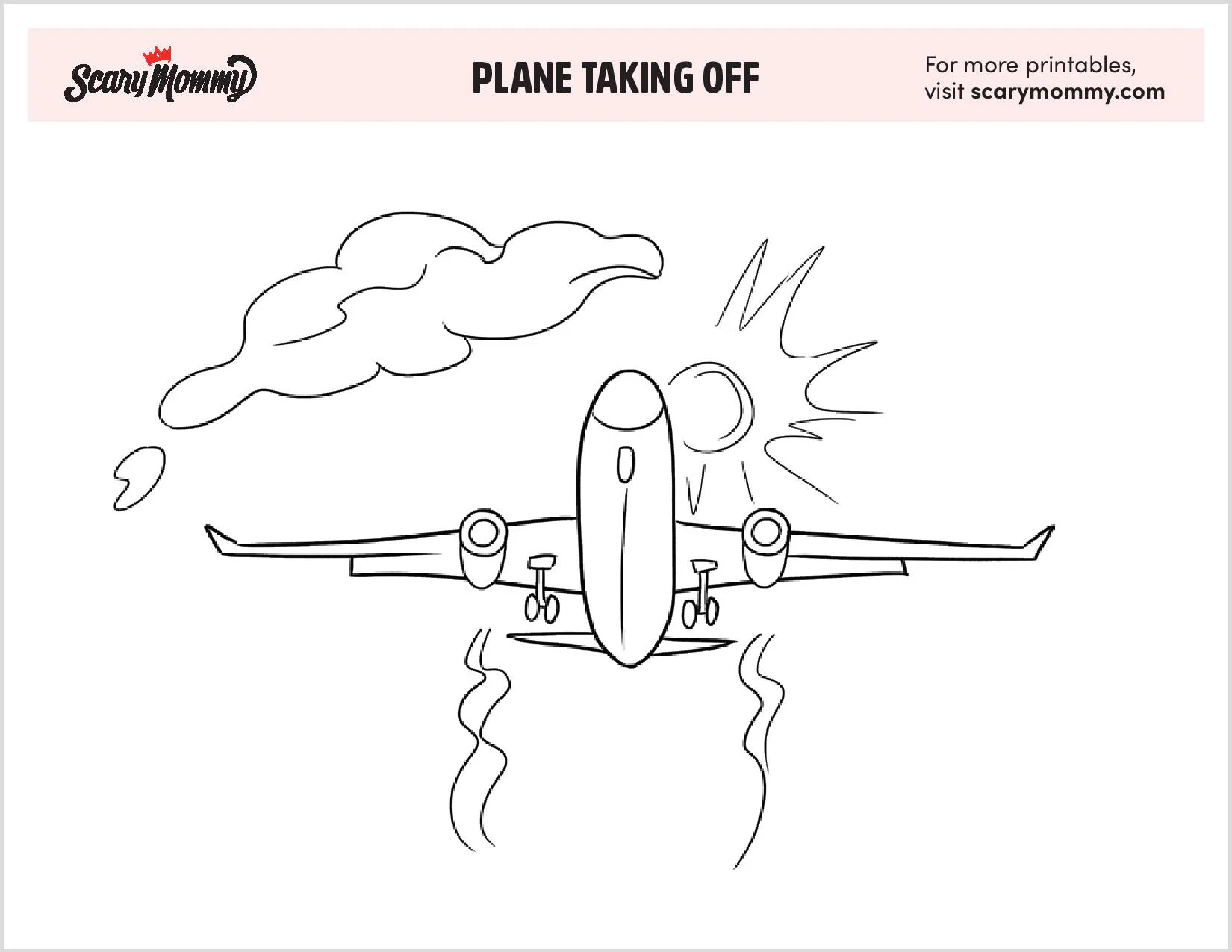 10 Airplane Coloring Pages For When You’re Missing Out On Travel