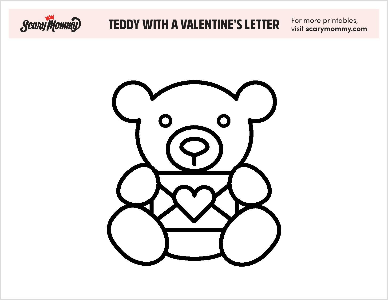 Need A Little Extra Comfort? Try These Teddy Bear Coloring Pages