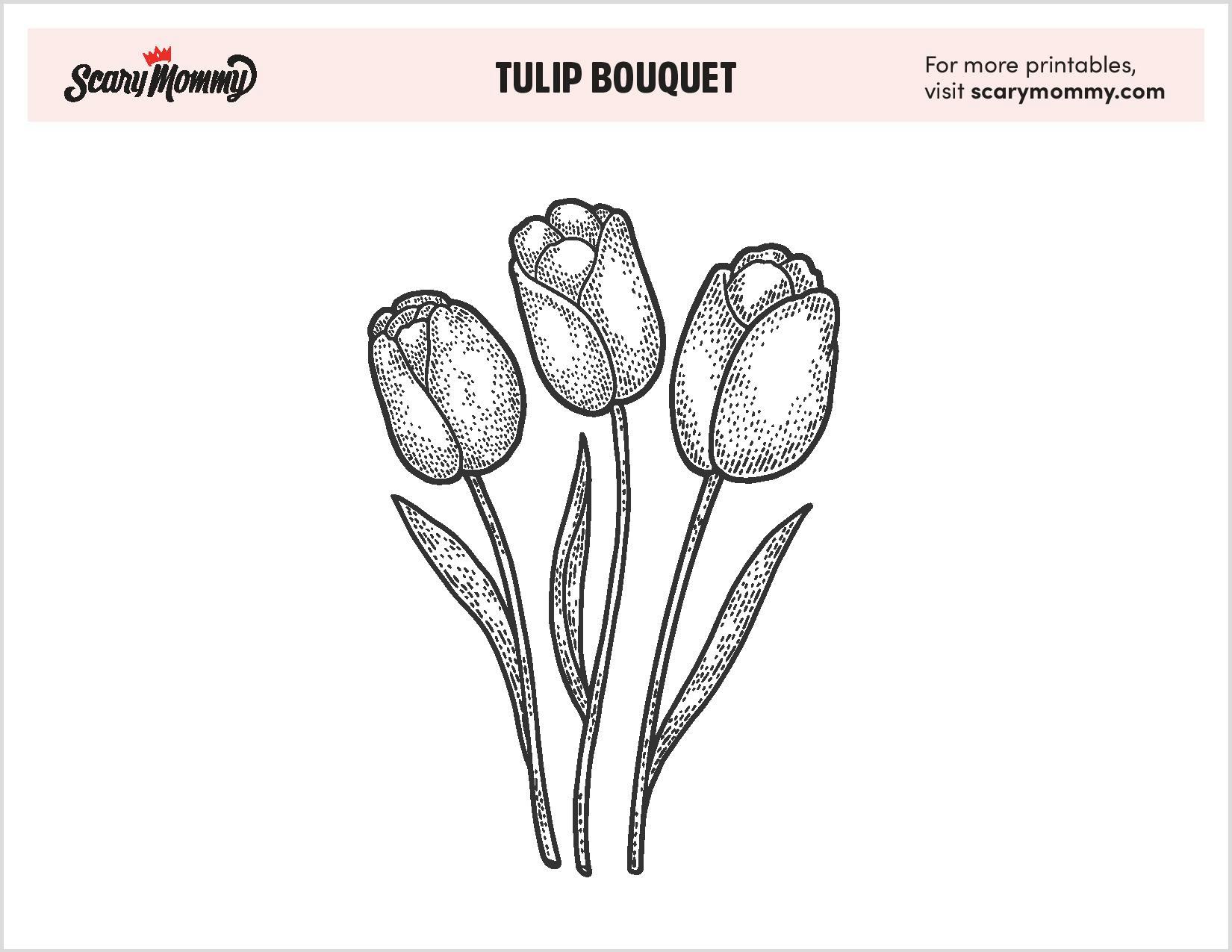 Flower Power! 10 Tulip Coloring Pages For Your Budding Artist