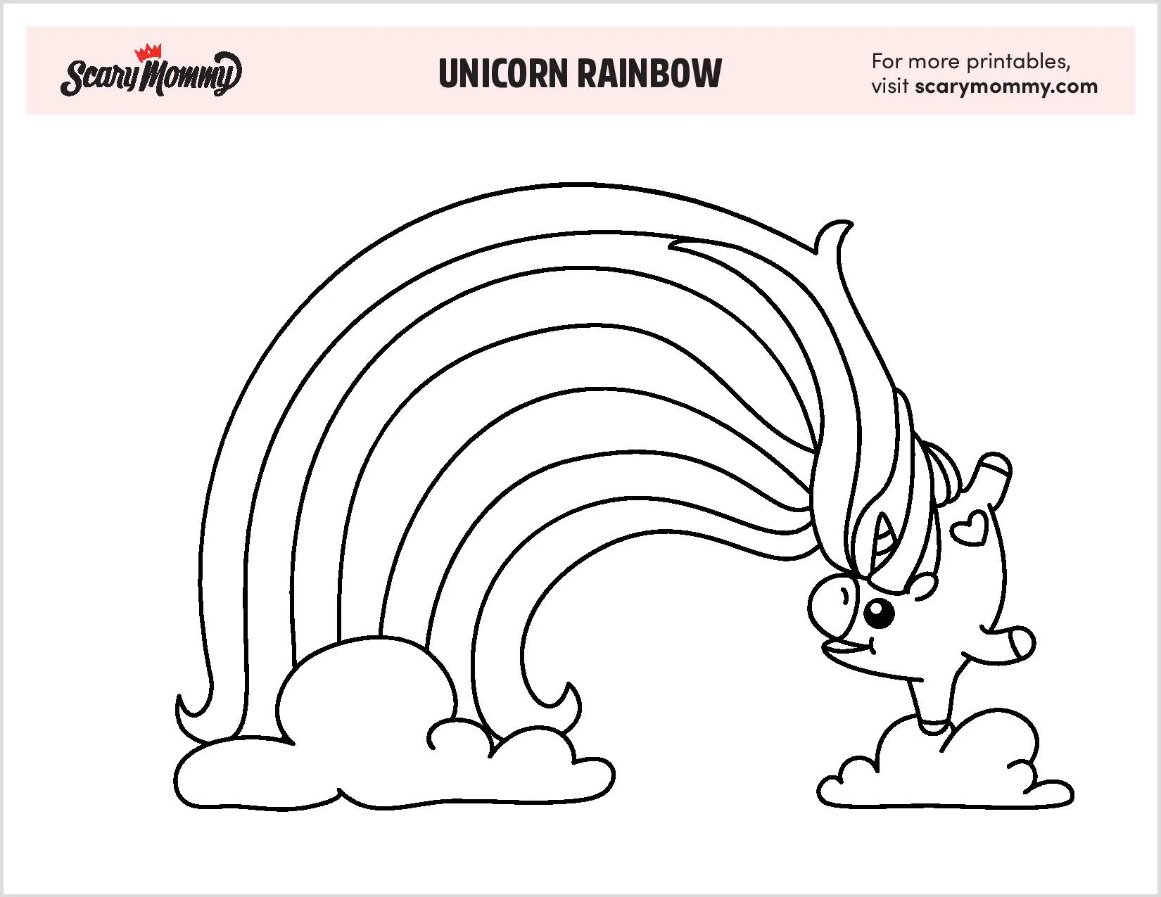 Free Printable Rainbow Coloring Pages-what Mommy Does St Patrick's