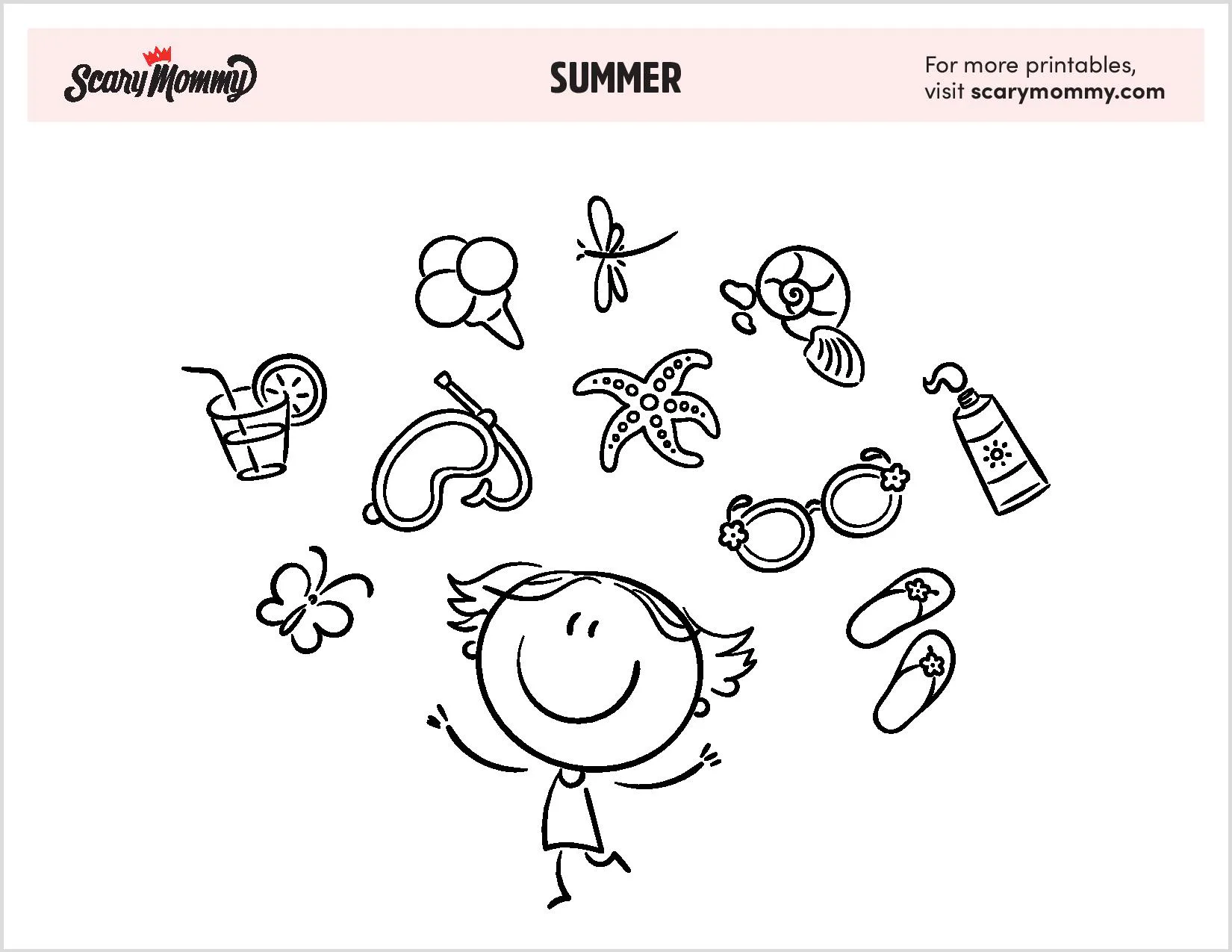 11 Summer Coloring Pages To Celebrate The Best Season Of The Year